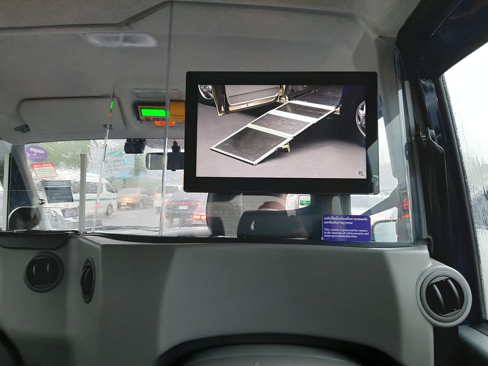 bangkok Taxi cab advertising